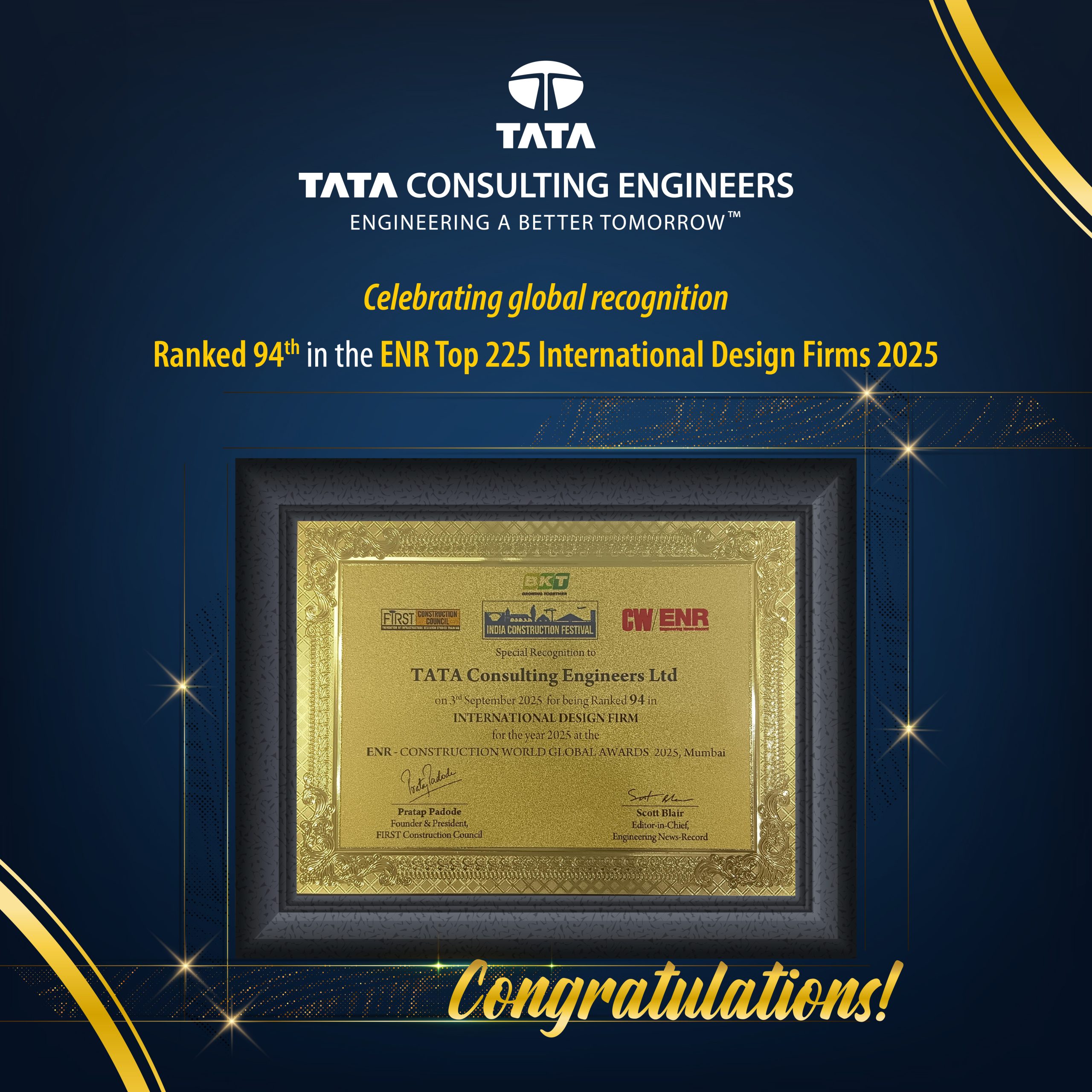 About Tata Consulting Engineers